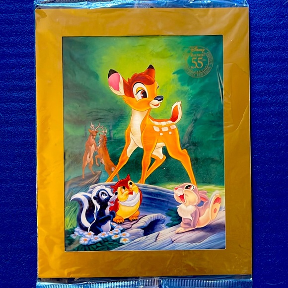 Disney | Other | Disney Bambi Limited Edition 55th Anniversary Poster ...